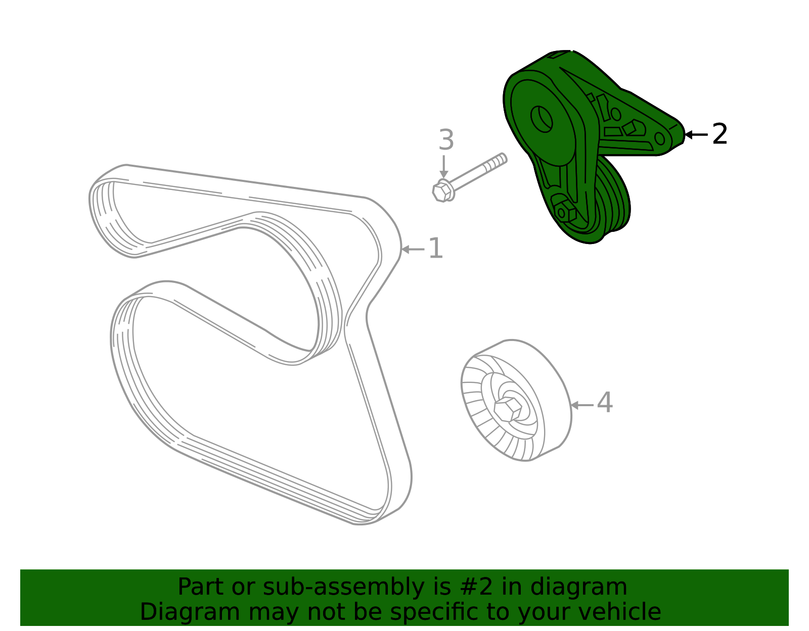 DS7Z-6A228-B - High-Quality Tensioner for 2013-2020 Ford | AutoNation Parts