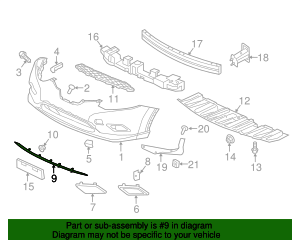 62072-5HA0A - 2015-2016 Nissan Rogue - Trim Molding | Anicra Nissan Parts