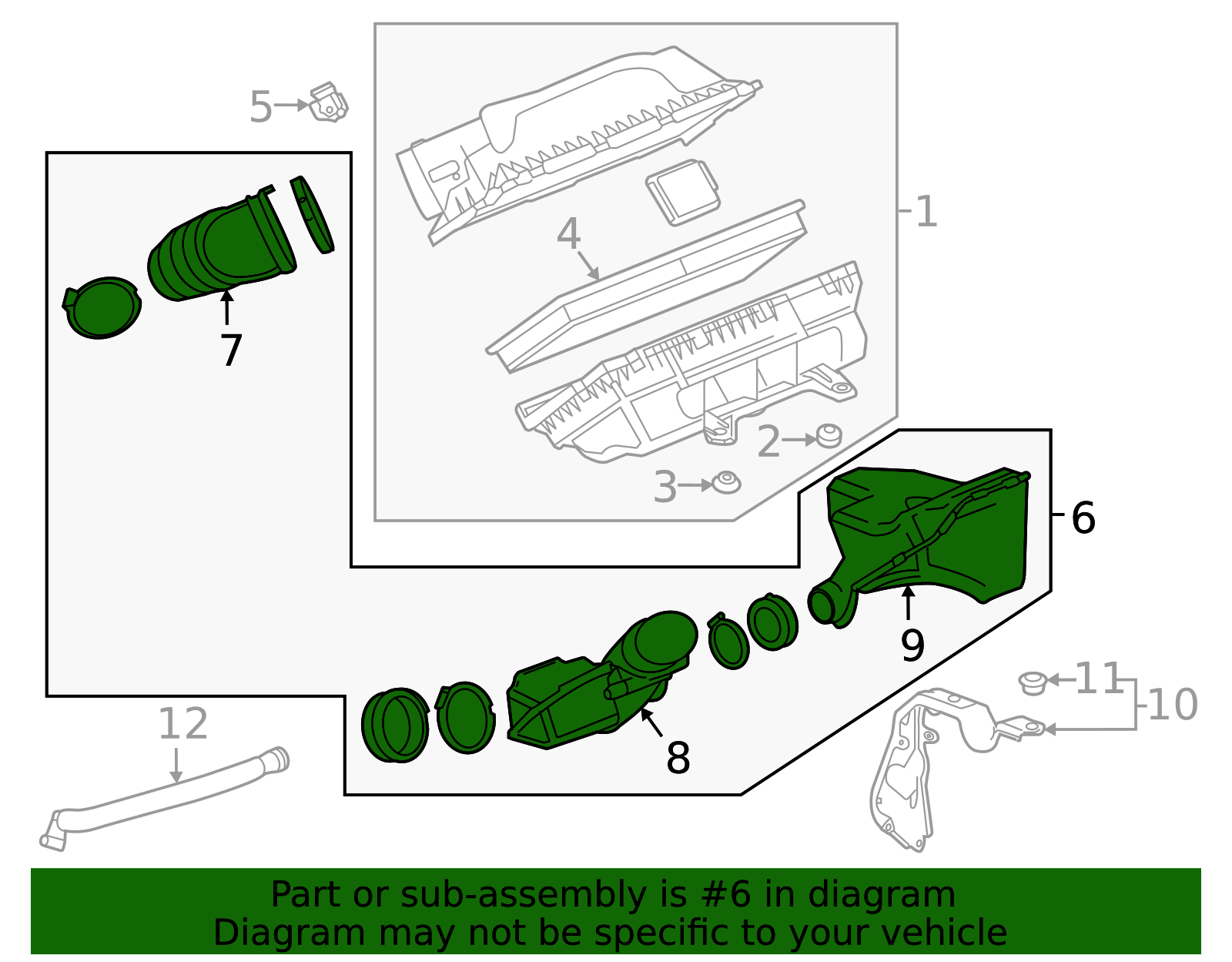 2021-2025 GM Air Cleaner Outlet Duct 84823495 | Shop Matick Buick GMC