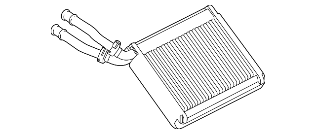 2011-2018 Porsche Cayenne Heater Core 958-572-326-00 ...