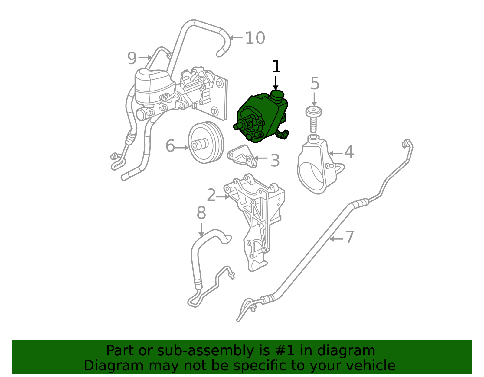 Power Steering Pump 19420679 Shop Matick Buick Gmc
