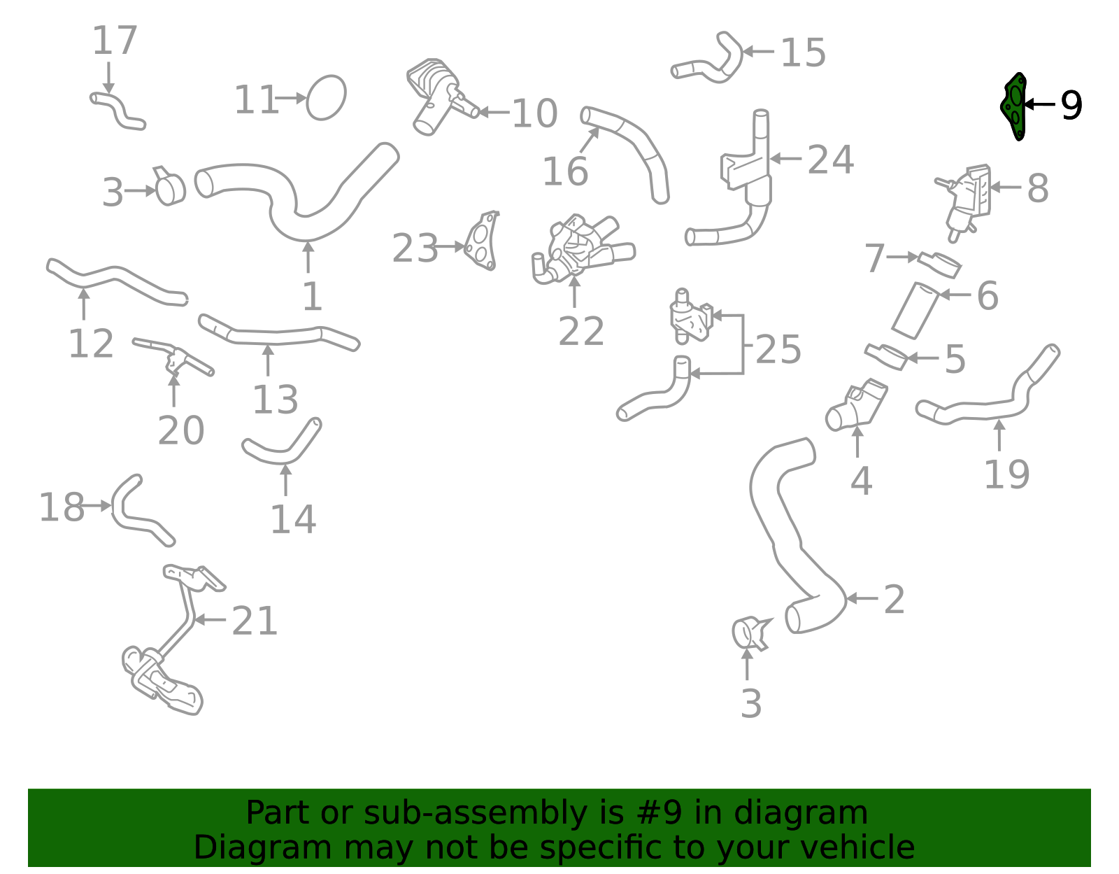 16331-25030 - 2019-2024 Lexus - Water Outlet | My L Parts