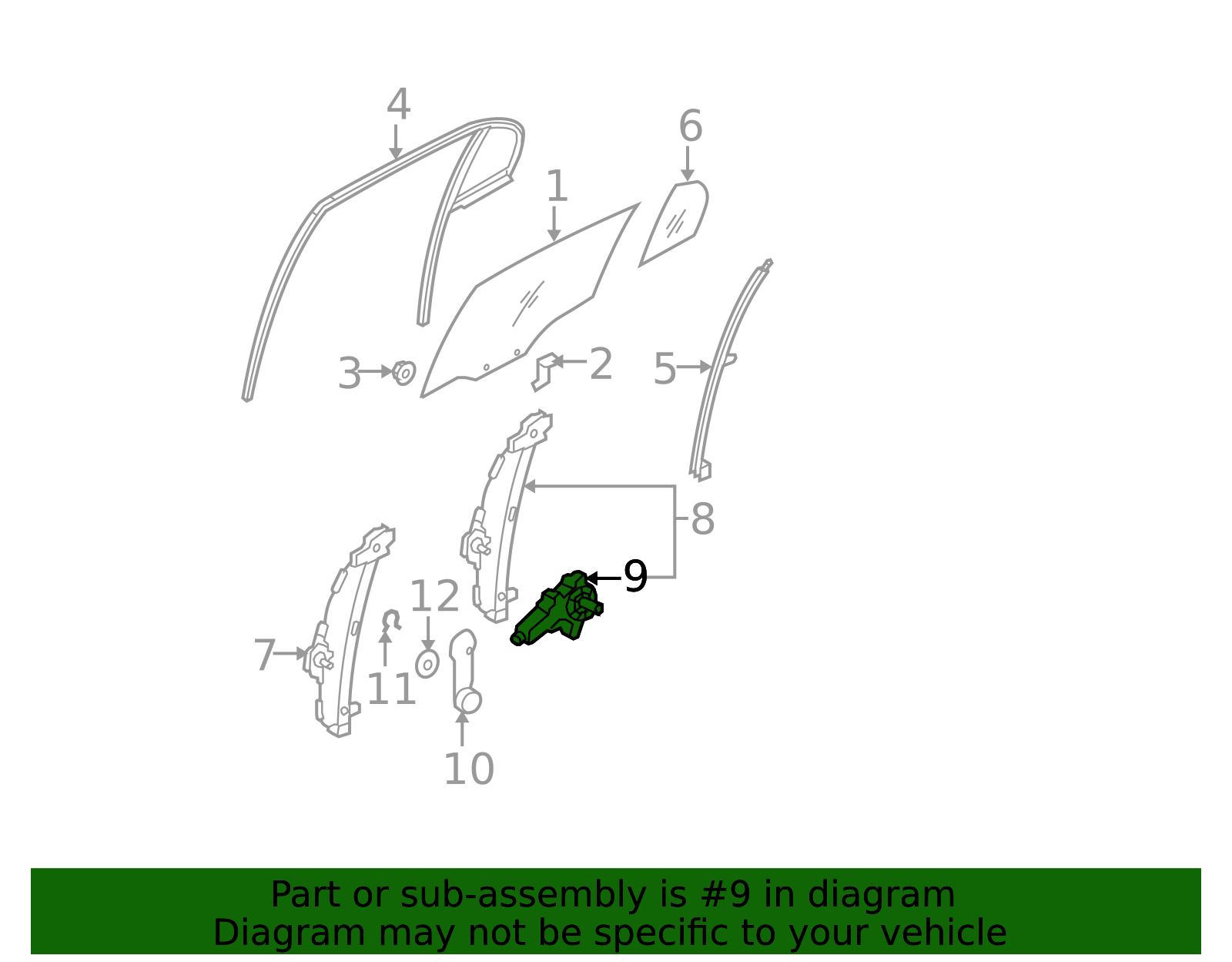 2006-2011 Hyundai Accent Window Motor 98820-1G200 | MotorMotor