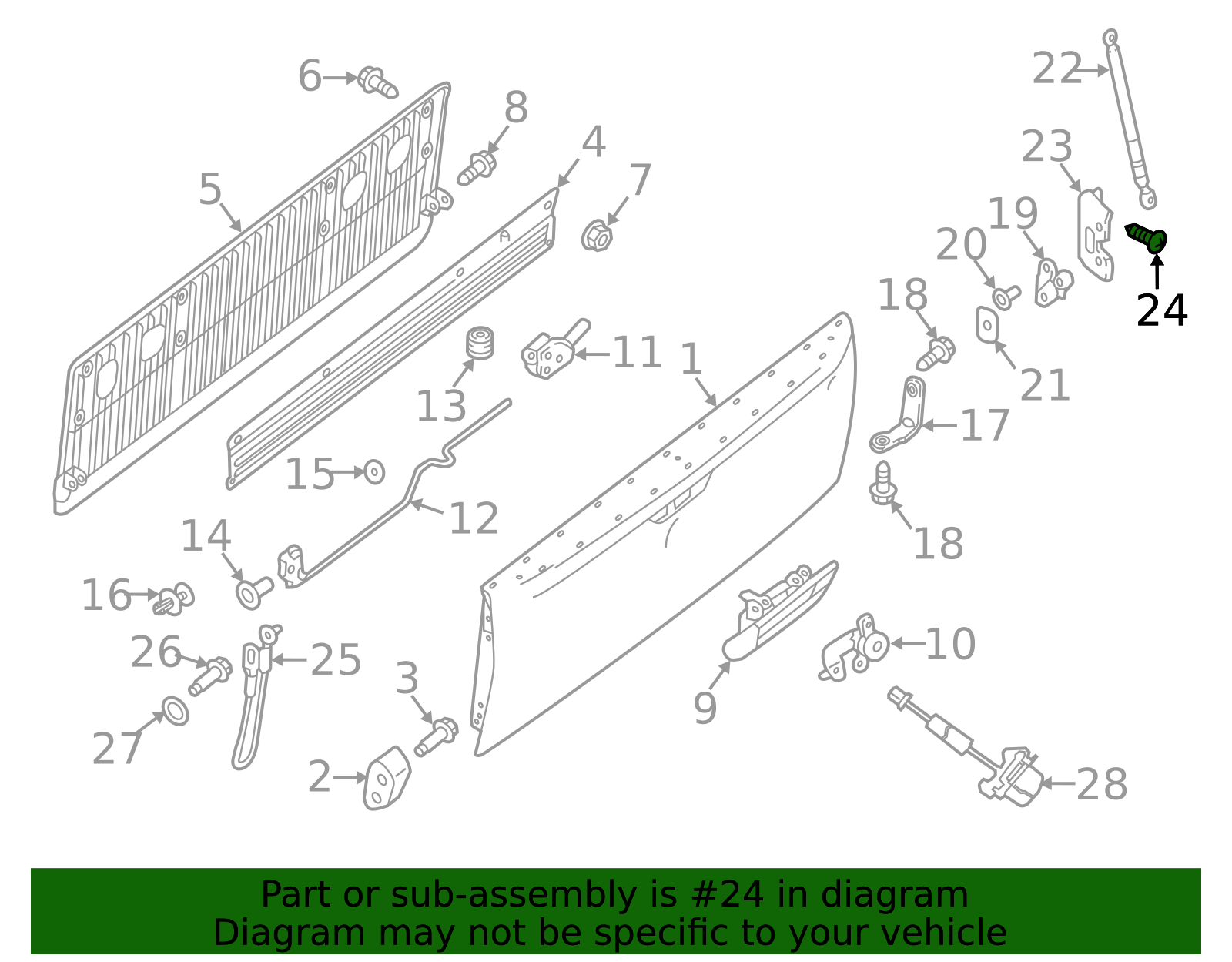 Support Cylinder Screw 081B6-8202A | TascaParts.com