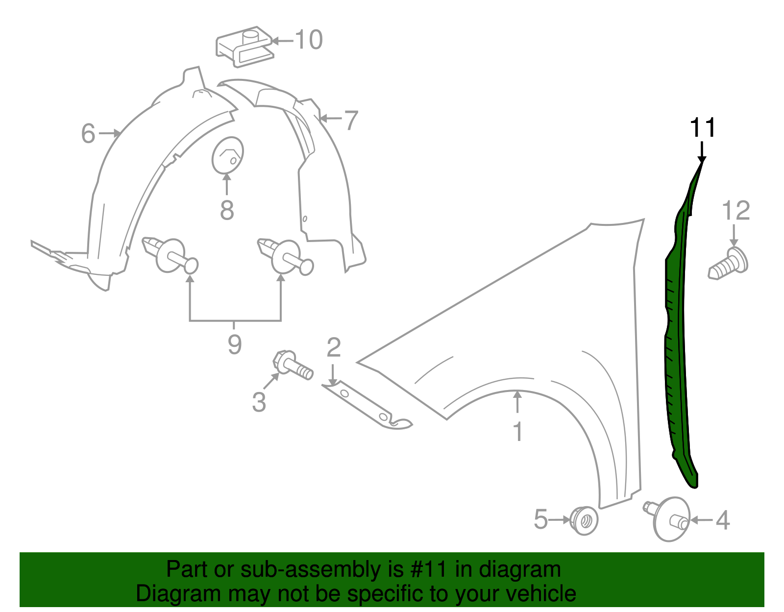 204-889-12-25 - Rear Seal 2010-2015 Mercedes-Benz | Mercedes-Benz ...