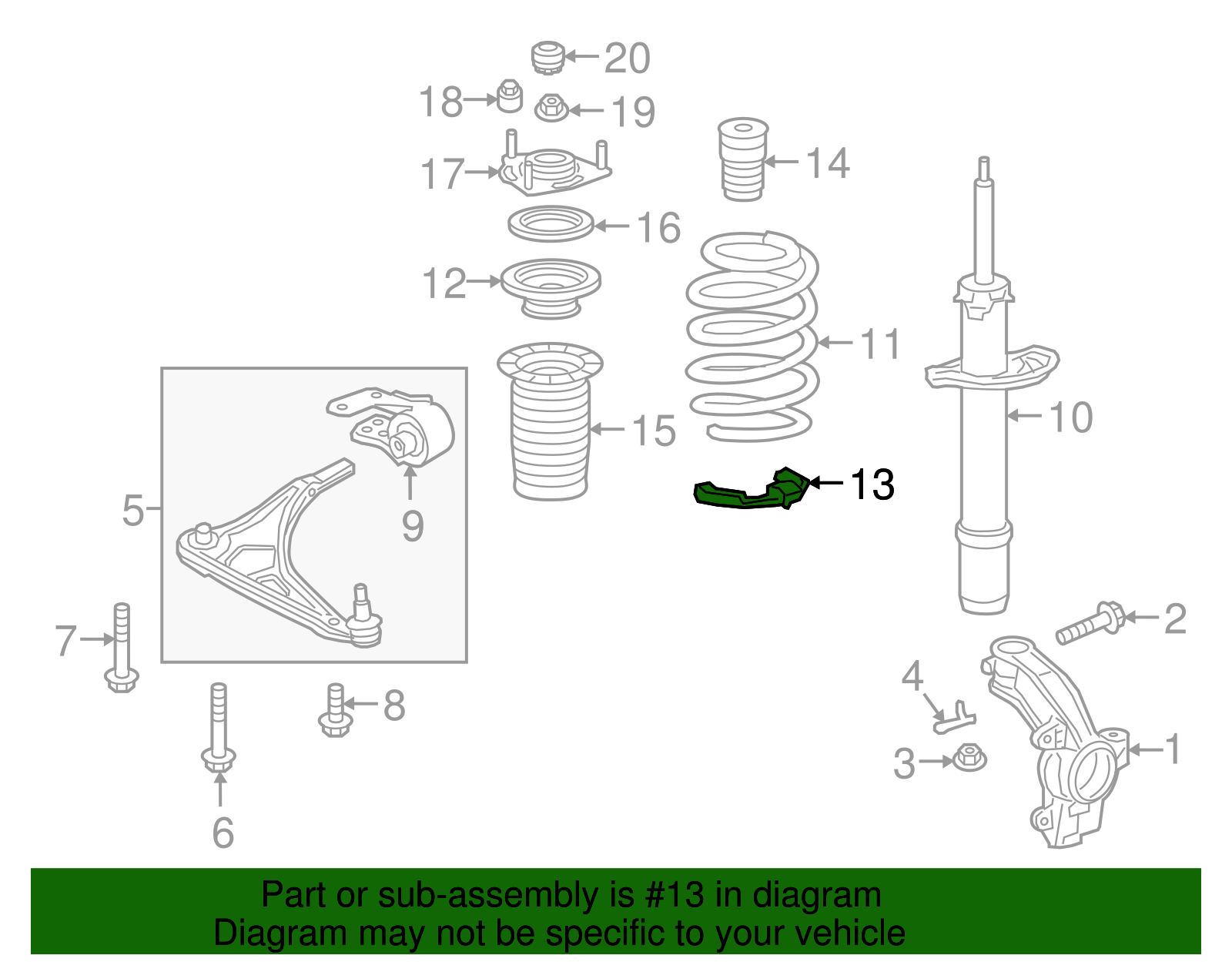 51694-TRT-A01 - Coil Spring Insulator 2018-2024 Honda | Honda Parts Online