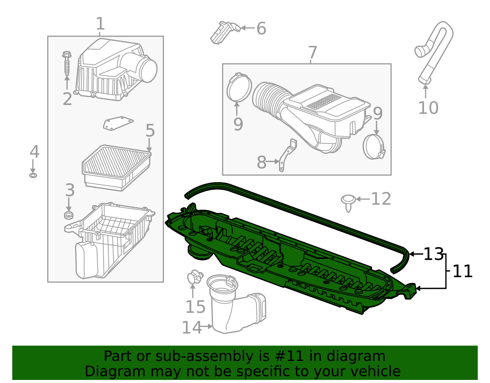 2020-2025 GM Intake Air Baffle 84652599 | Capital Chevy Parts