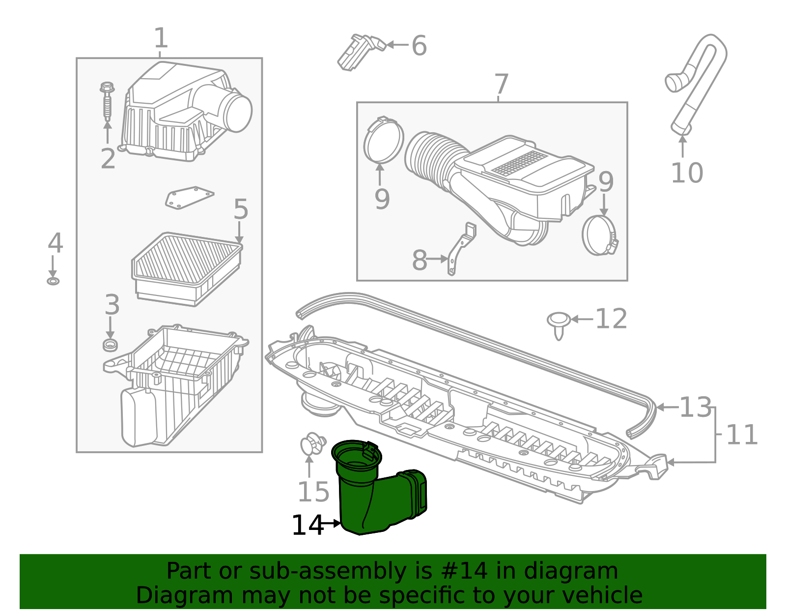 2020-2025 GM Intake Air Duct 84575661 | Capital Chevy Parts