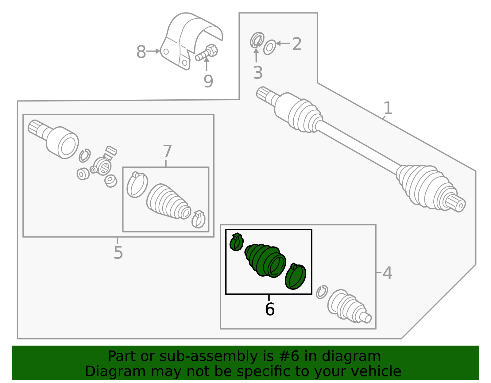 2018-2021 Volkswagen Outer Boot 3QF-498-203-A | QuirkParts