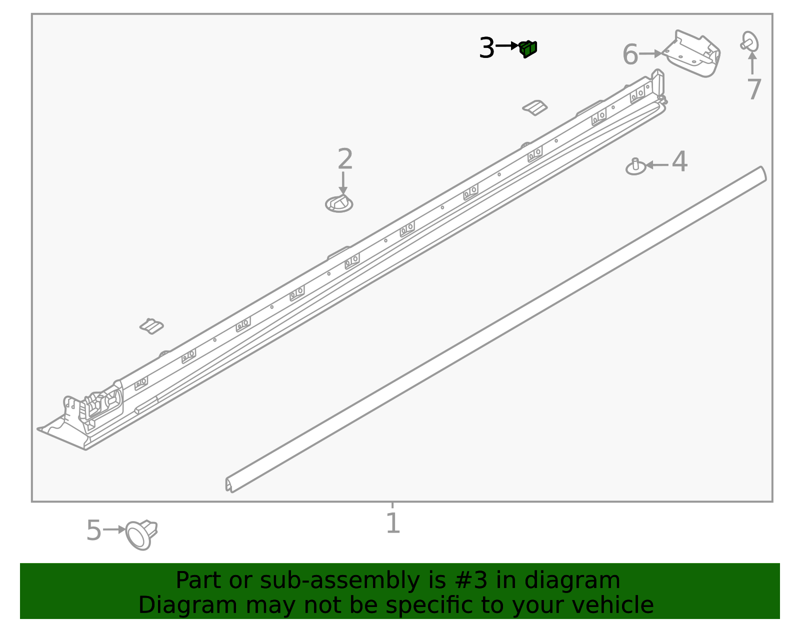 BDGF-51-SJ3 | Rocker Molding Rear Clip | Palladino Mazda Parts