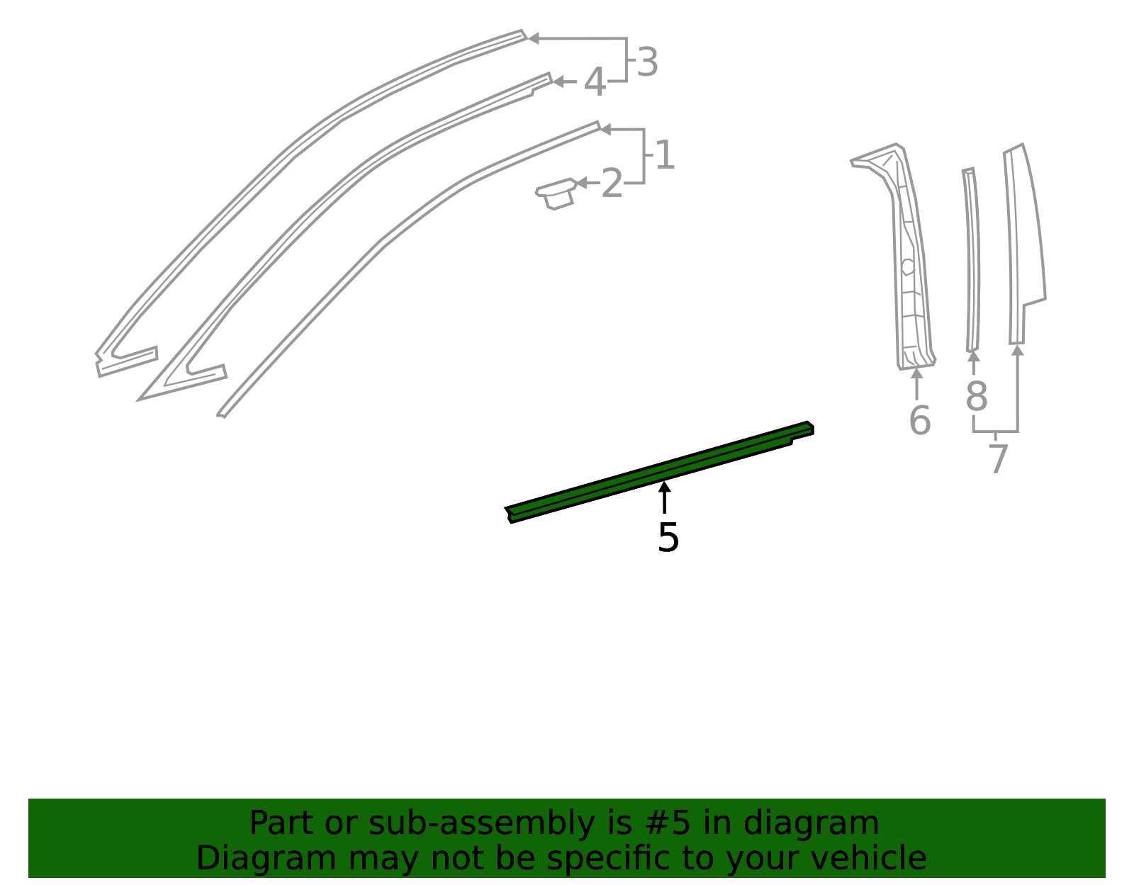 Door Belt Molding - OEM Water Seal & Trim Finish | AutoNation Parts