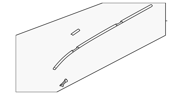 2011-2024 Mitsubishi Outlander Sport Molding, Drip, Right-hand ...