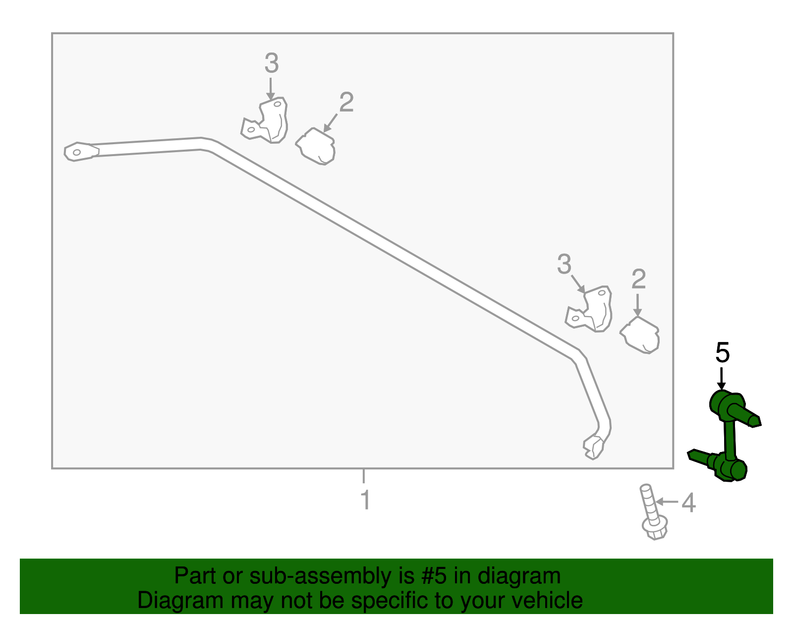 55530-C1100 - Stabilizer Link 2016-2020 Kia | Kia.Parts Store