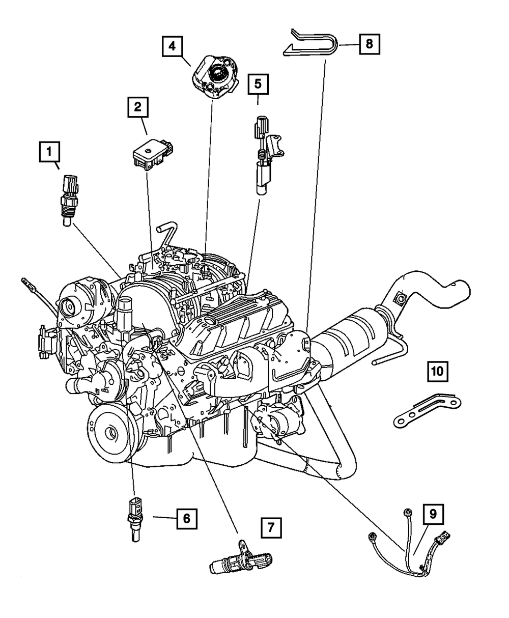 56041584AF - Camshaft Sensor 2001-2007 Mopar | The Official Mopar eStore