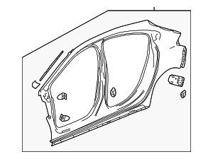 2017-2019 Chevrolet Cruze Uniside Assembly 39087572 GM | GMPartsDirect.com