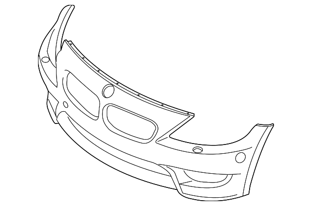 51113448817 - 2006-2008 BMW Z4 Bumper Cover (51-11-3-448-817) | BMW of ...
