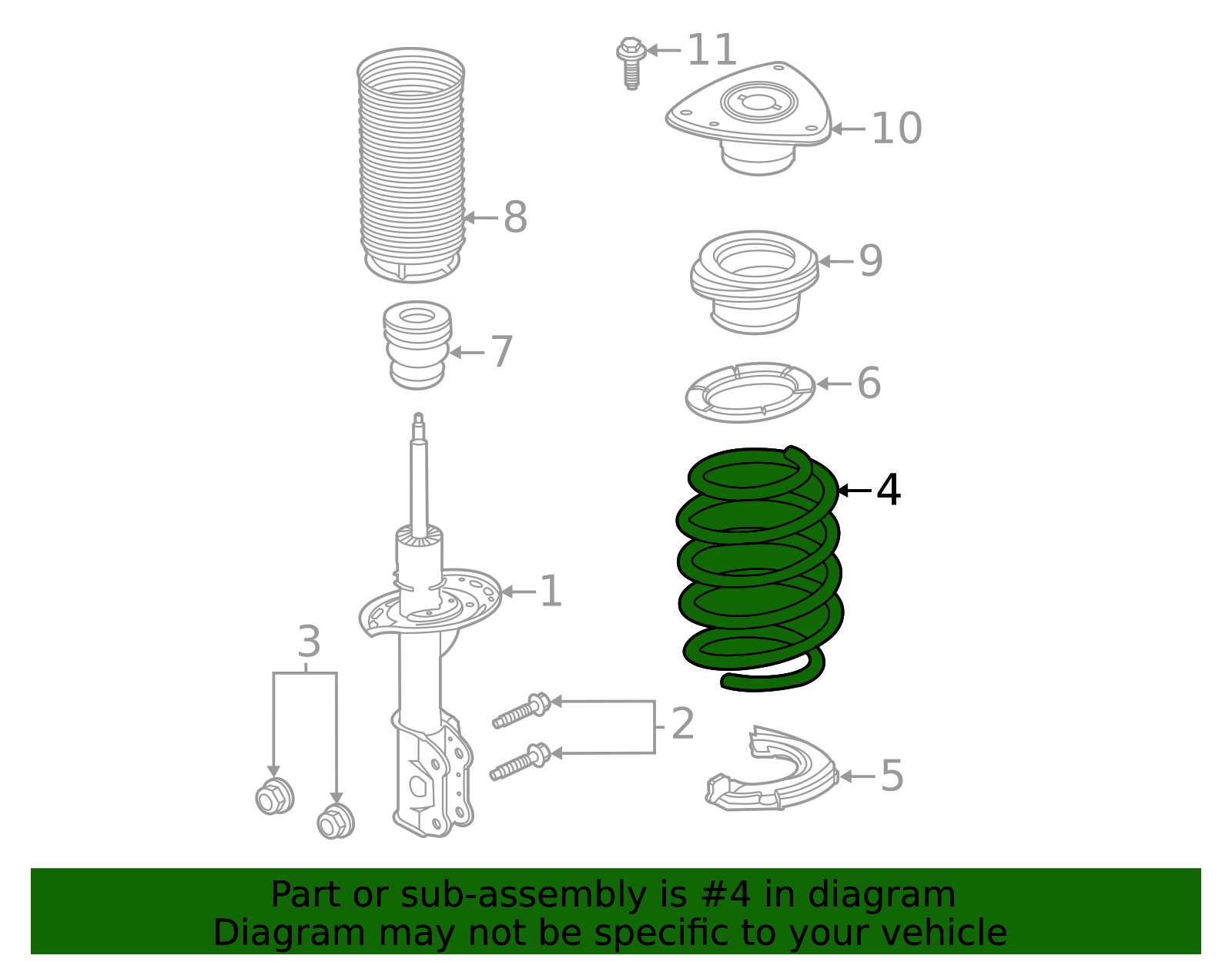 OEM Ford Coil Spring For 2020-2025 Ford - Part No. LB5Z-5310-K | Karl ...