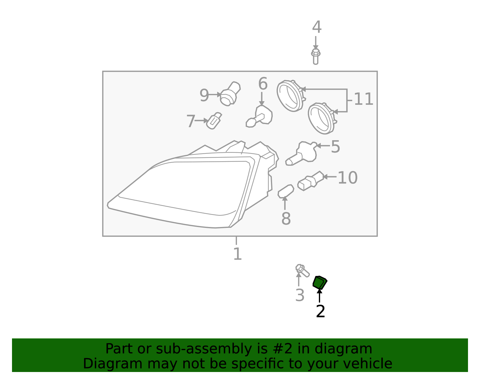 92191-3E500 - Headlamp Assembly Clip 2007-2009 Kia | Kia.Parts Store