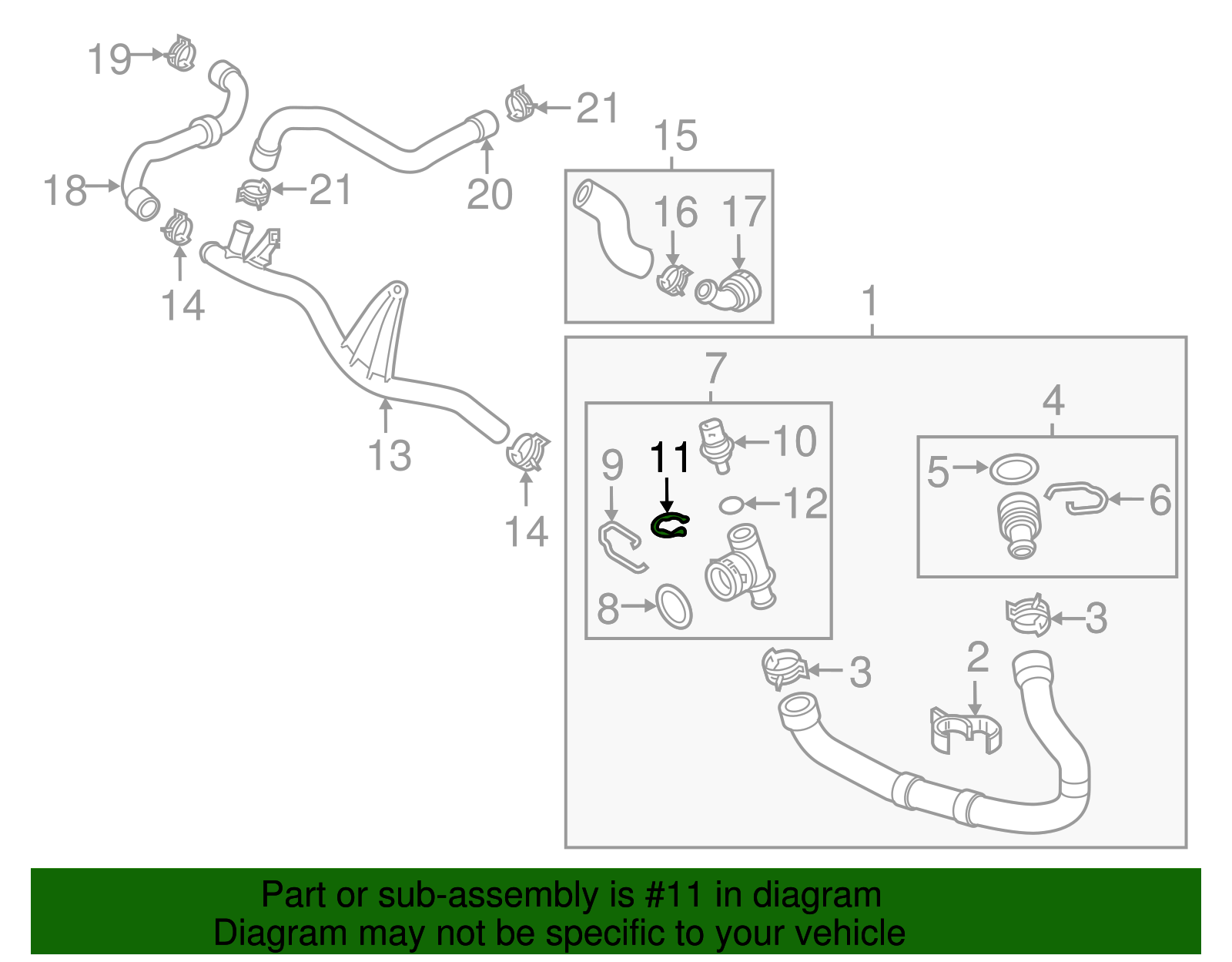 1996-2025 Volkswagen Temp Sensor Retainer Spring 032-121-142 | OEM ...