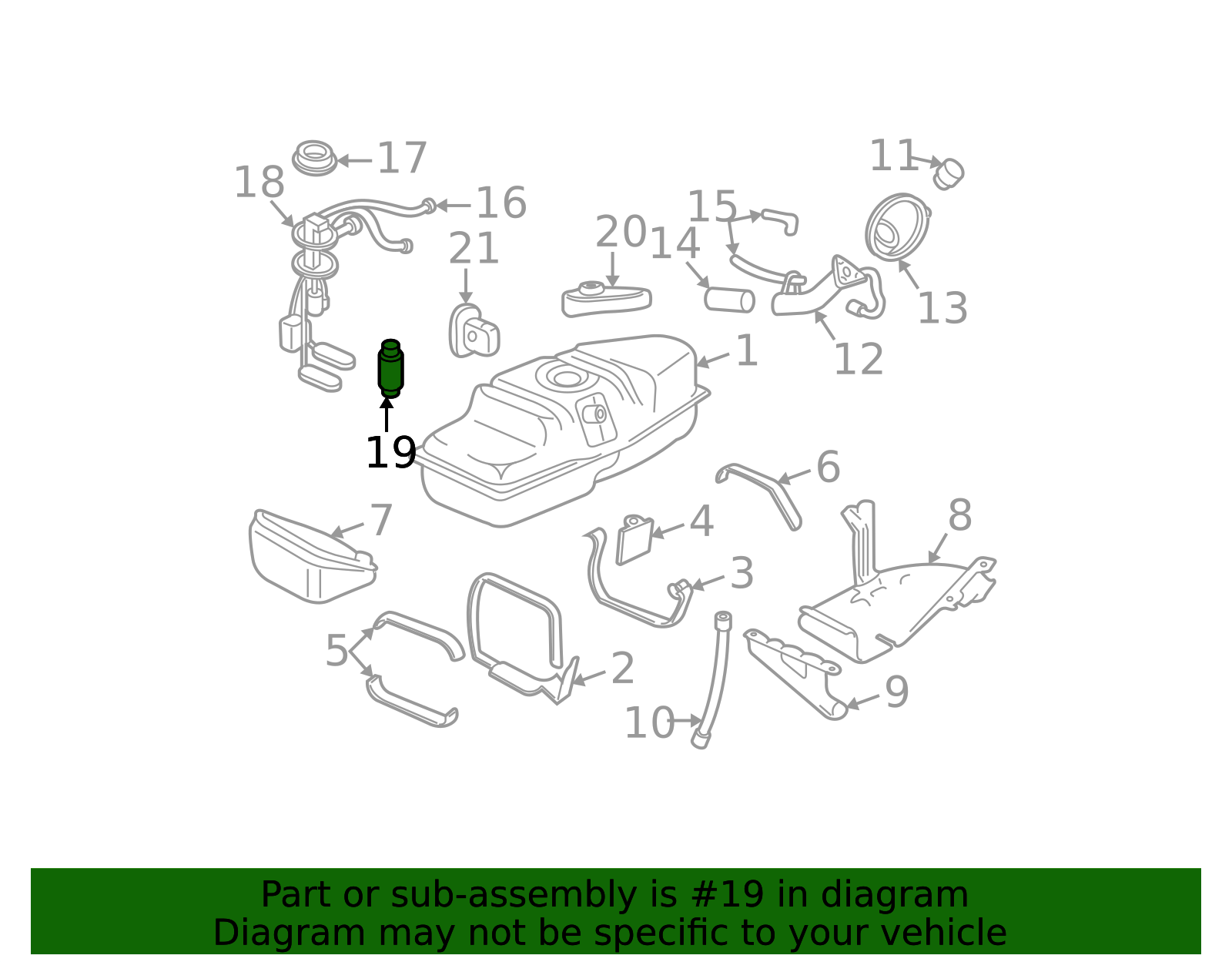 1997-2002 GM Fuel Pump Module Kit with Sender 19369929 | Shop Matick ...