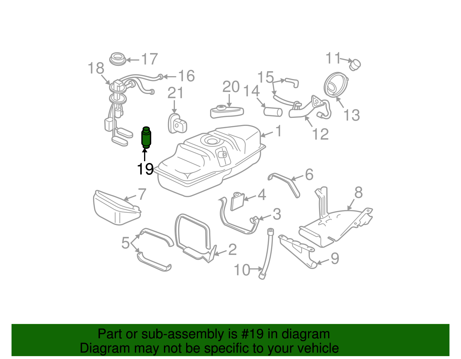 1997-2002 GM Fuel Pump Module Kit with Sender 19369929 | Capital Chevy ...