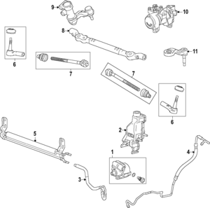 2020-2025 GM Inner Tie Rod 86592153 | Chevy Parts Pros