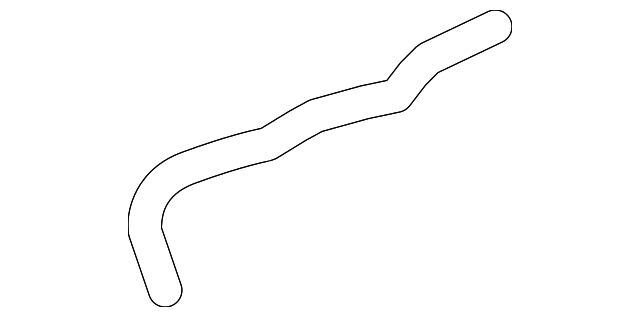 19501-R40-A01 - Upper Hose 2008-2015 Honda | Honda Parts Online
