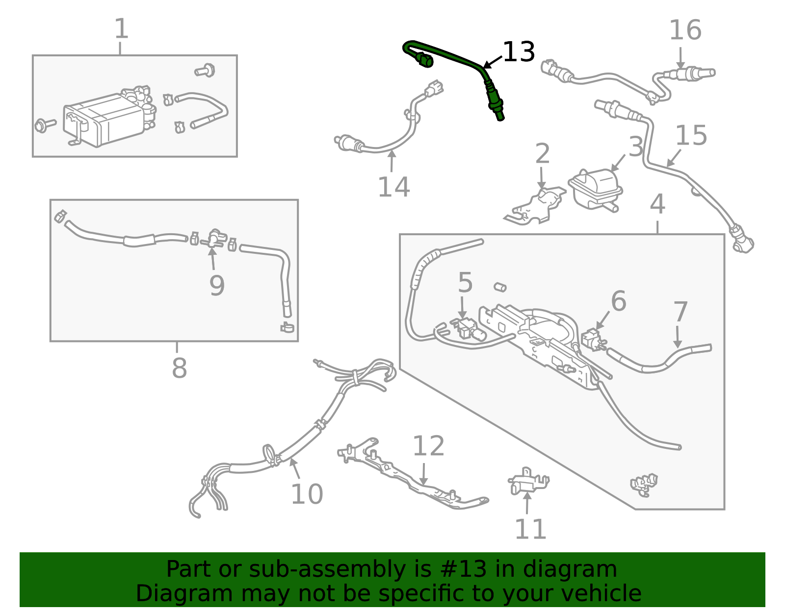 2004-2007 Toyota Highlander Oxygen Sensor 89467-48060 | Toyota Parts Center