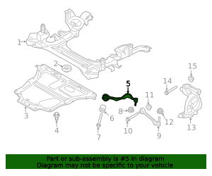 Front Control Arm 31126854723 | OEM Parts Online