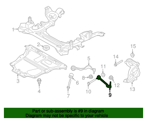 2013-2021 BMW Rear Control Arm 31126854727 | OEM Parts Online