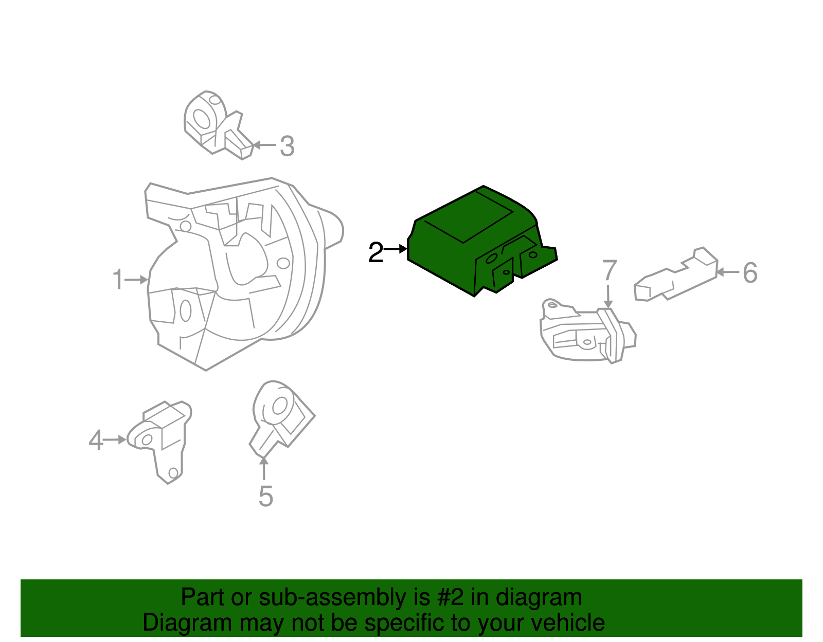 2013-2019 Ford Sdm Module EG1Z-14B321-B | Ford OEM Parts Outlet