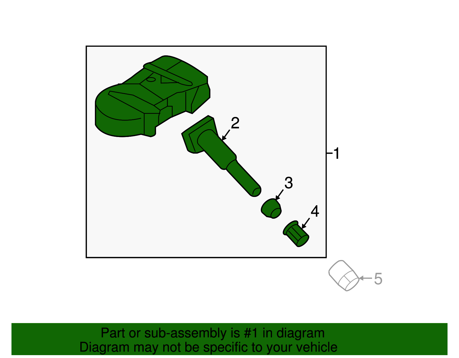 52933-D4100 - Tire Pressure Monitoring System (TPMS) Sensor 2016-2025 ...