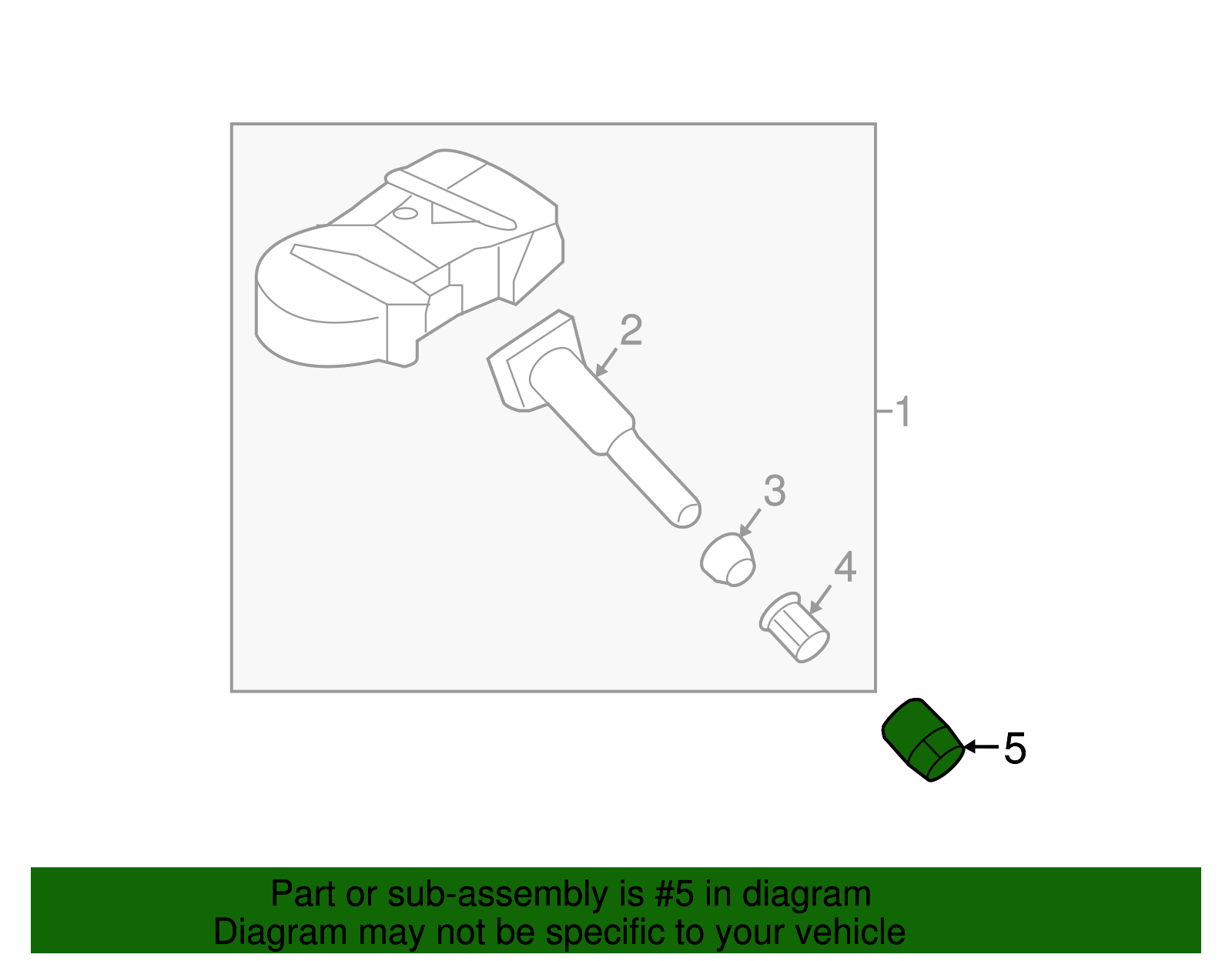 2014-2025 Kia | Valve Stem Nut | 52934-D4100 | Kia Auto Parts
