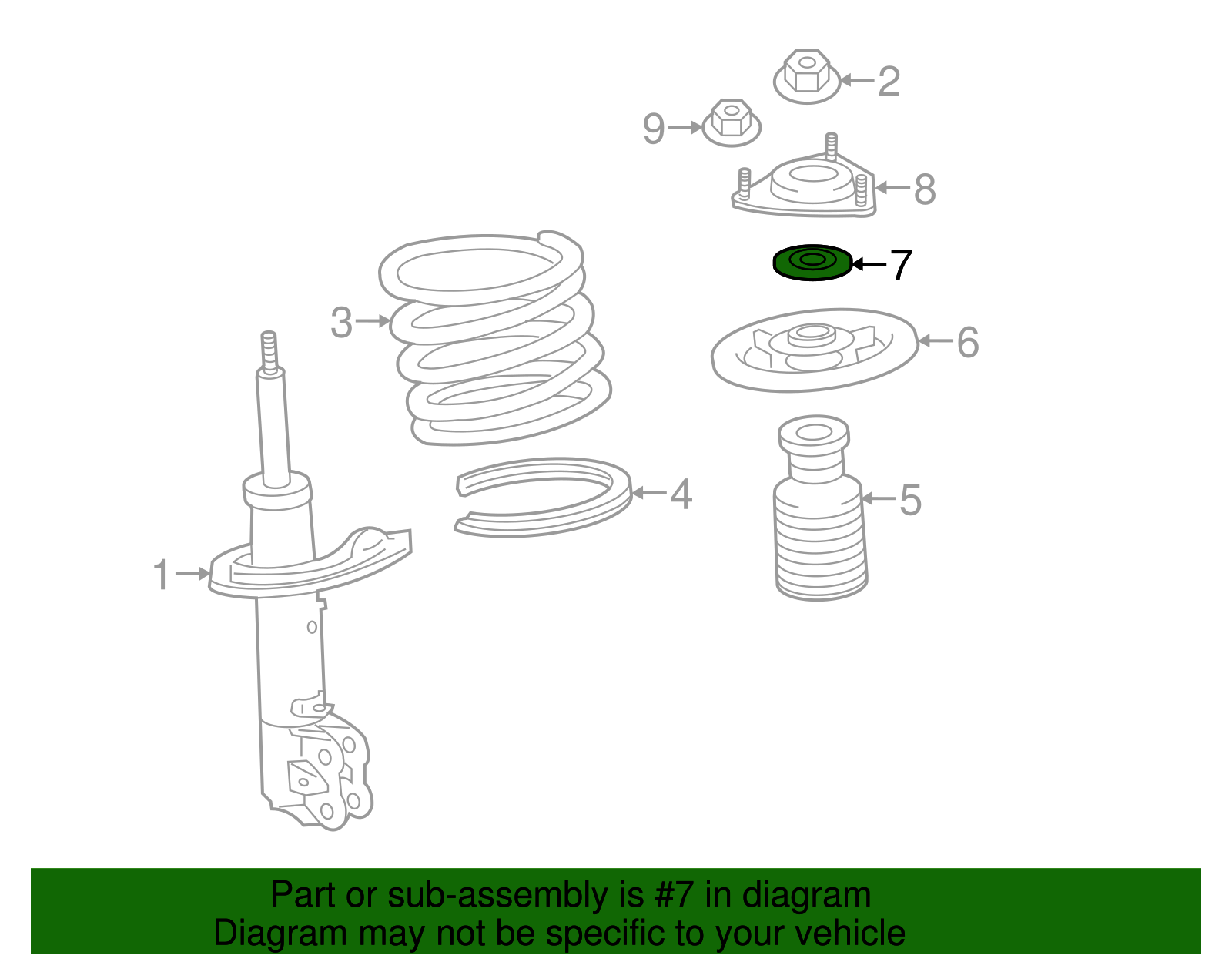 4060A711 - Bearing 2002-2024 Mitsubishi | Mitsubishi Direct Parts
