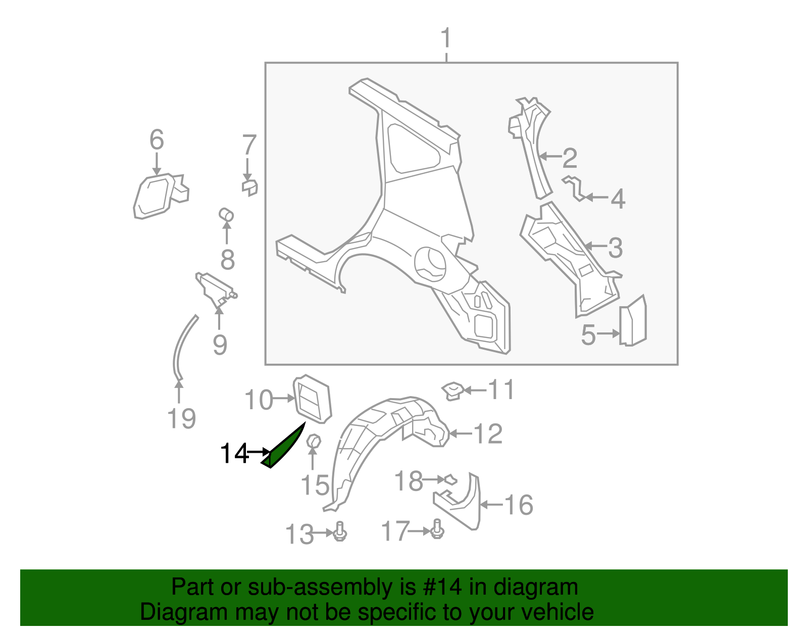 2009-2014 Nissan Murano Stone Guard 78853-1AA0A | Scott Evans Nissan Parts