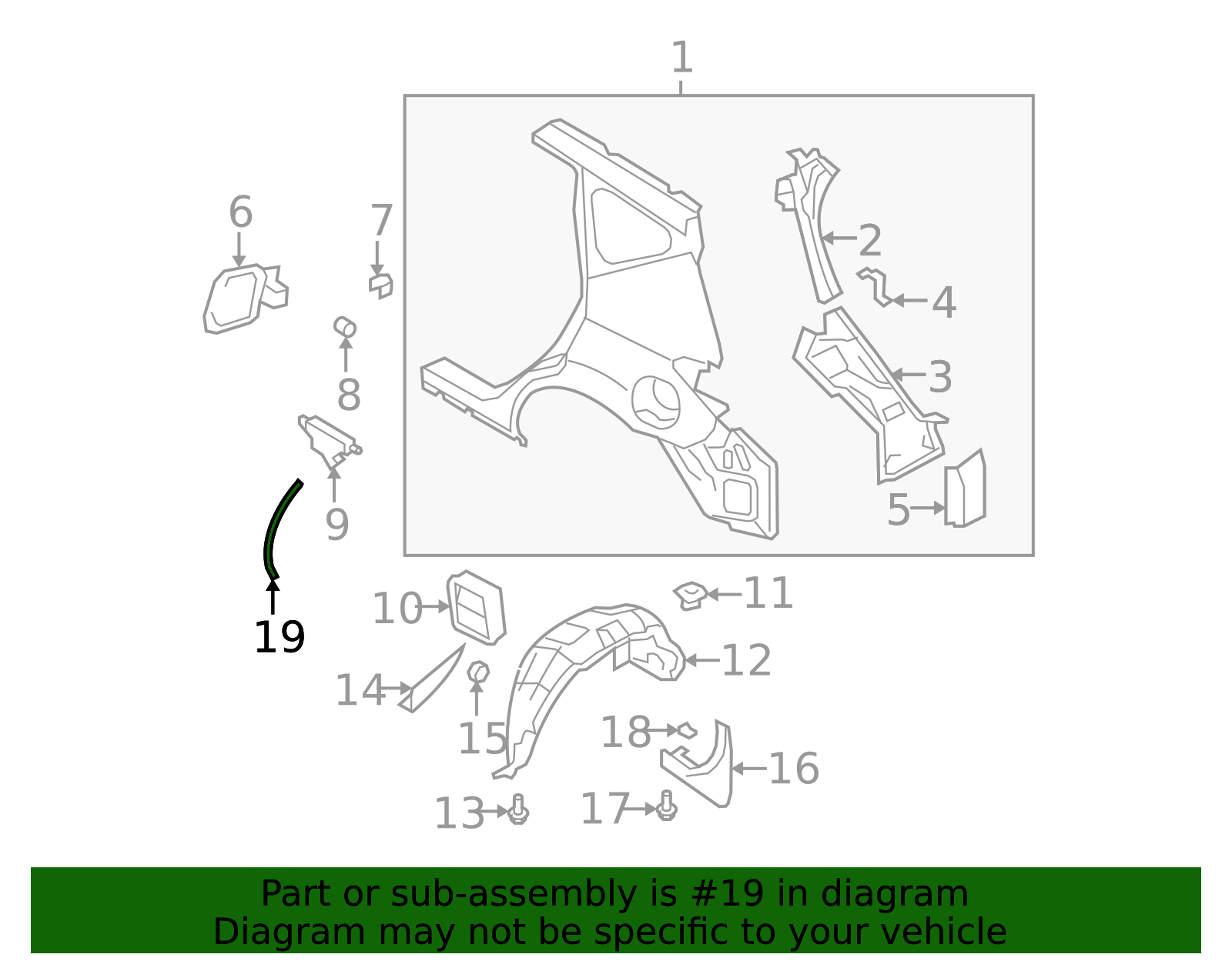 82838-1AA0A - Seal 2009-2014 Nissan Murano | Official Nissan Parts Store