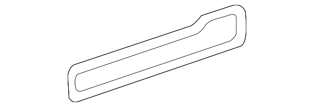 Genuine Toyota Weatherstrip part# 67887-08010 for 1998-2003 Toyota ...