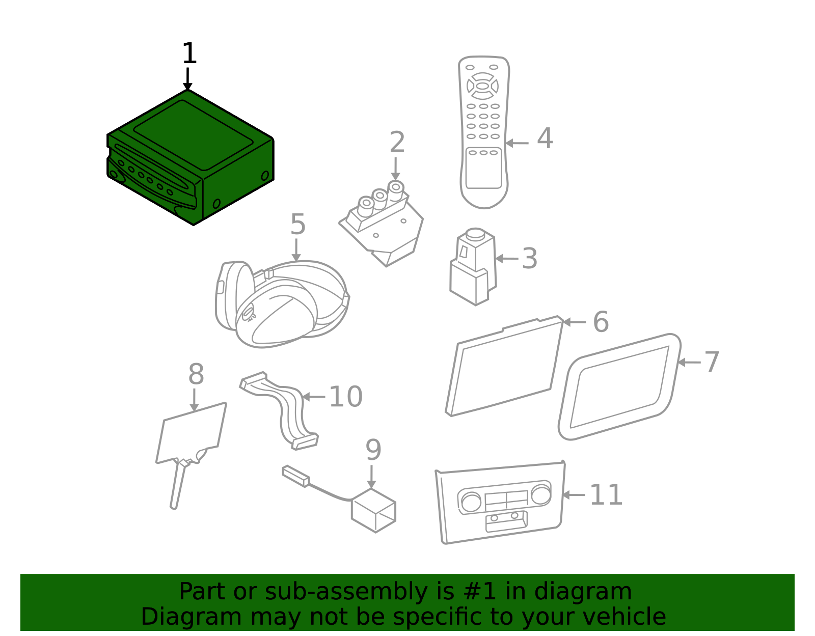 36001756 - High-Quality DVD Player for 2008-2016 Volvo XC70 ...