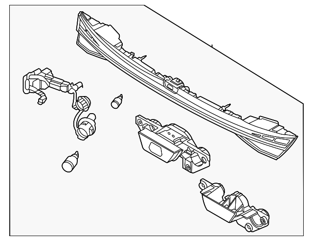 2021-2023 Hyundai Elantra Backup Lamp Assembly 92409-AB100 | OEM Parts ...