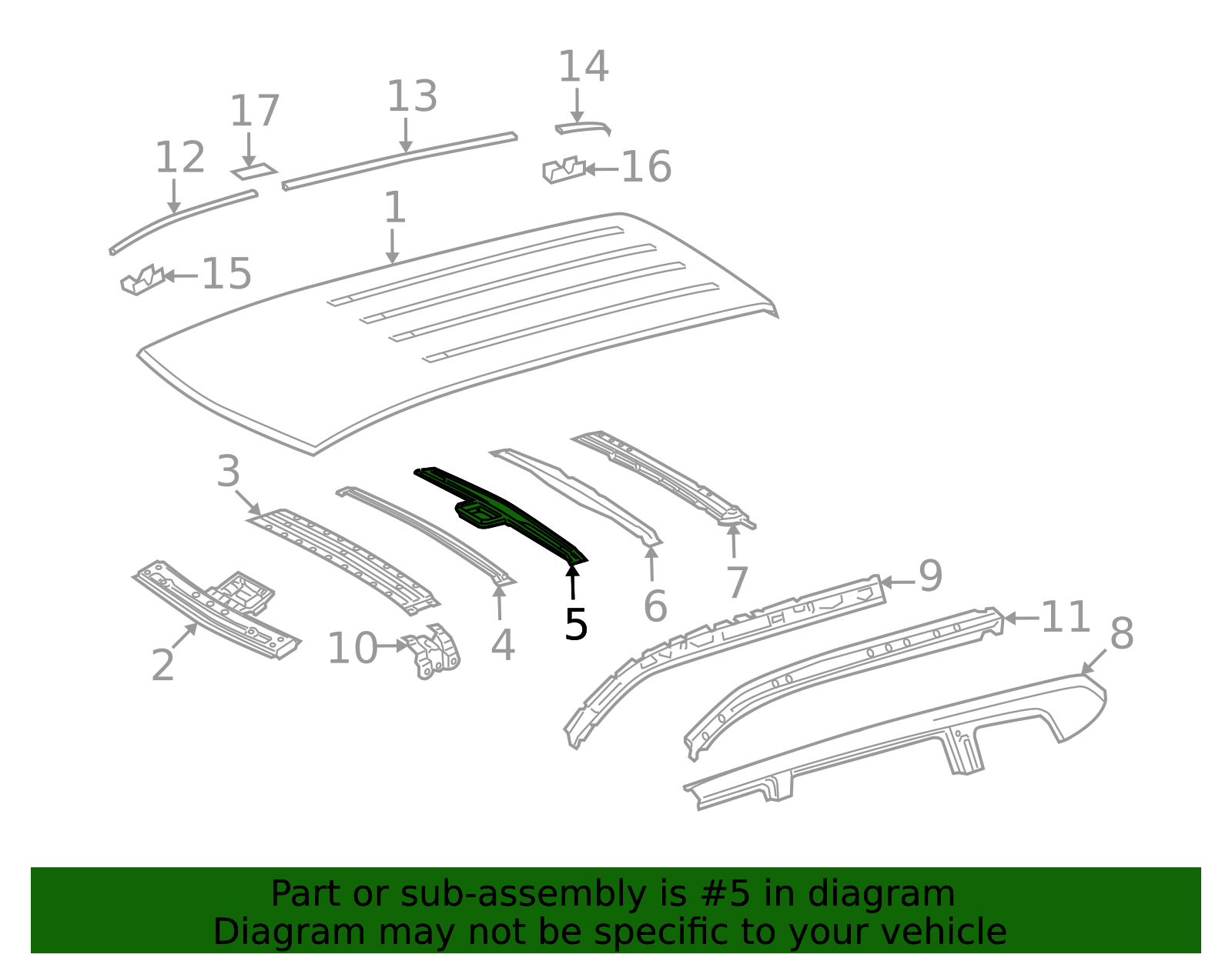 2008-2013 Toyota Highlander Center Reinforced 63104-0E020 | MotorMotor