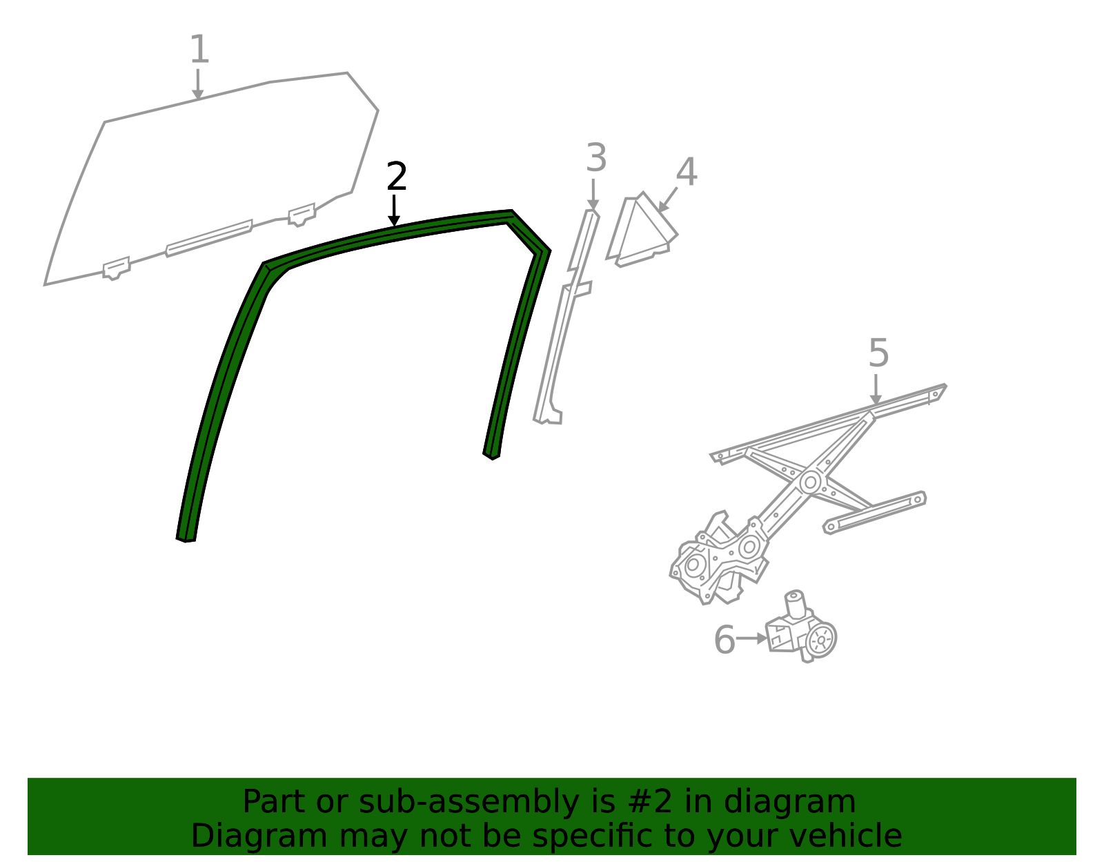 Window Channel - Smooth Window Travel 68152-78011 | AutoNation Parts