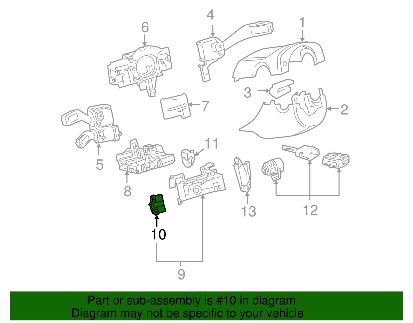 2005-2019 Volkswagen Ignition Switch 1K0-905-849-B | OEM Parts Online