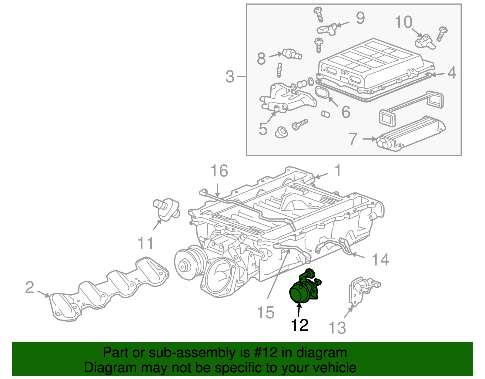 2009-2017 GM Throttle Body 19420707 | GM Parts Center