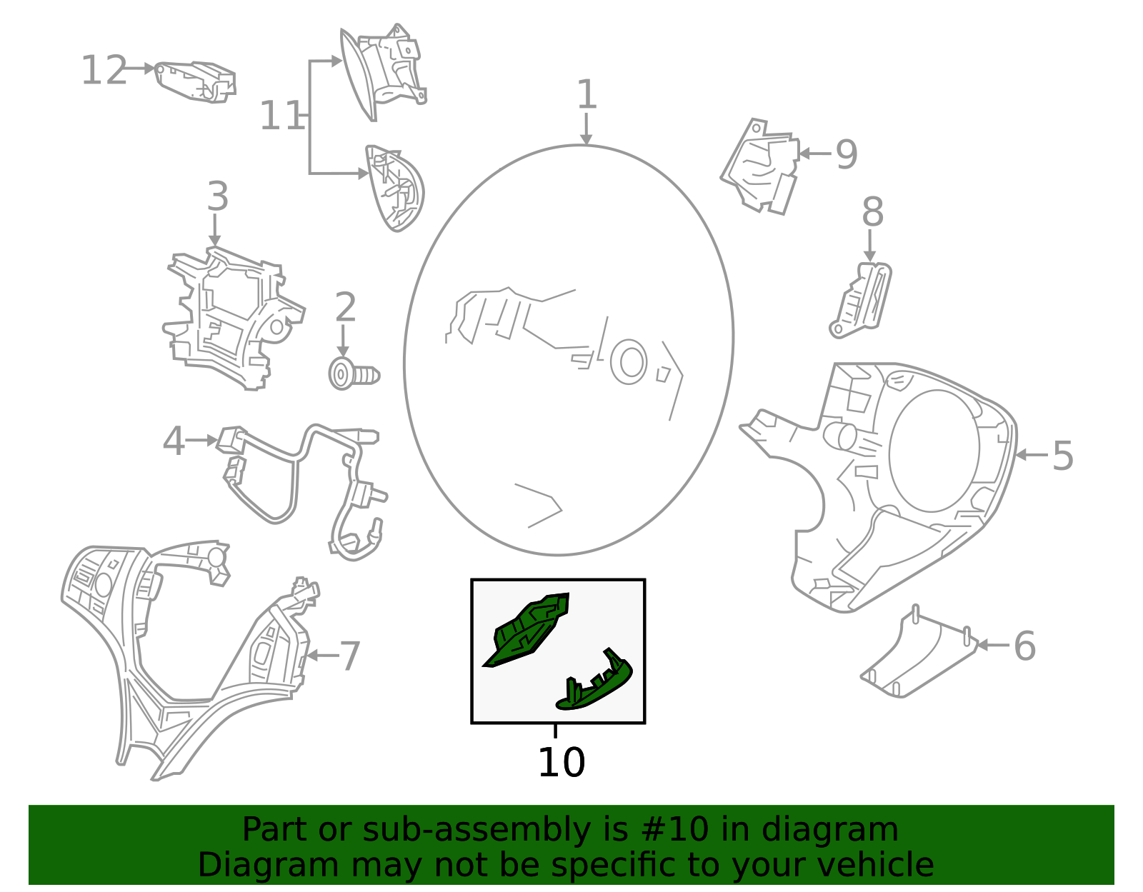 35870-TZ6-C11ZA - 2014-2015 Acura MDX - Switch Assembly, Acc & Lkas ...