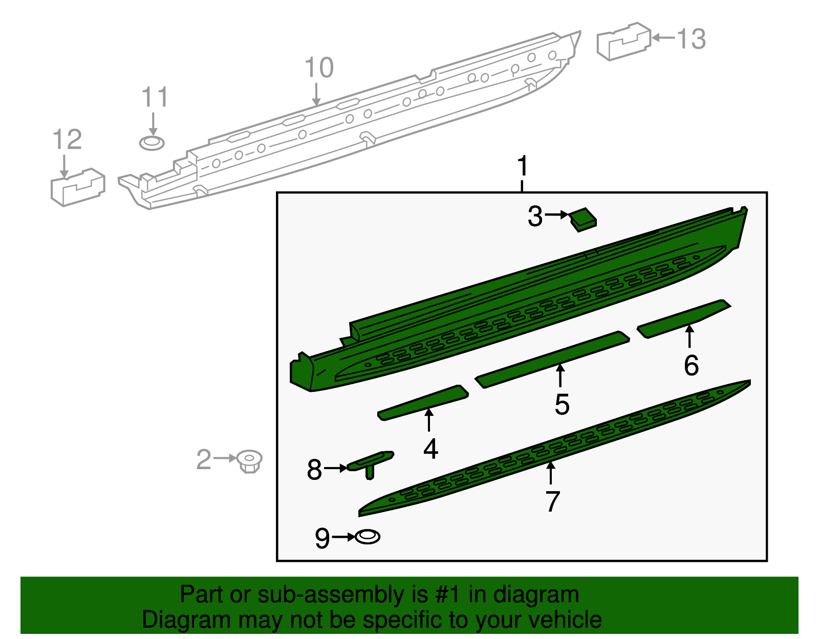 166-690-01-75 - Running Board 2012-2019 Mercedes-Benz | Mercedes-Benz ...
