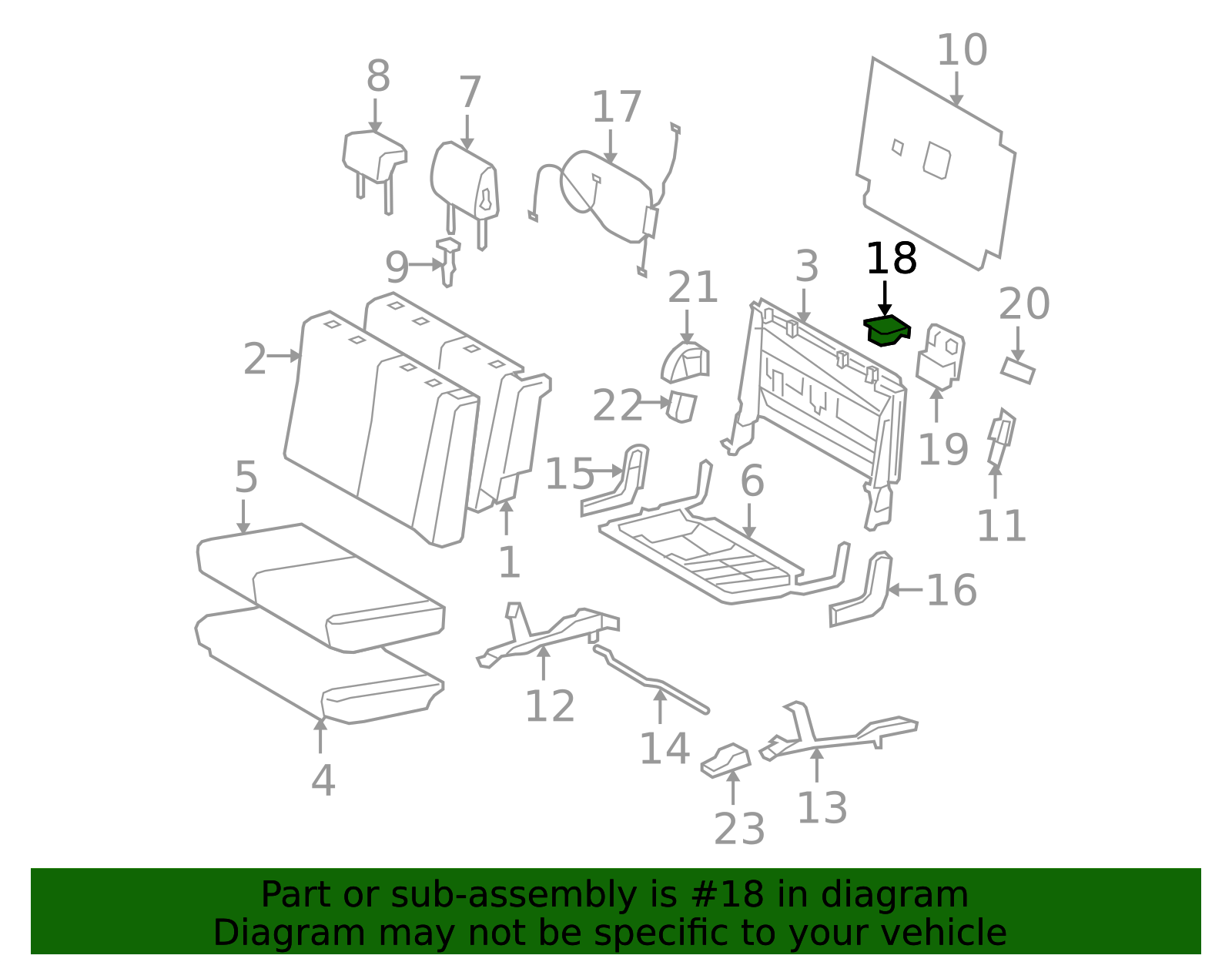72057-0C030-B0 - High-Quality Folding Seat Latch Release Handle for ...