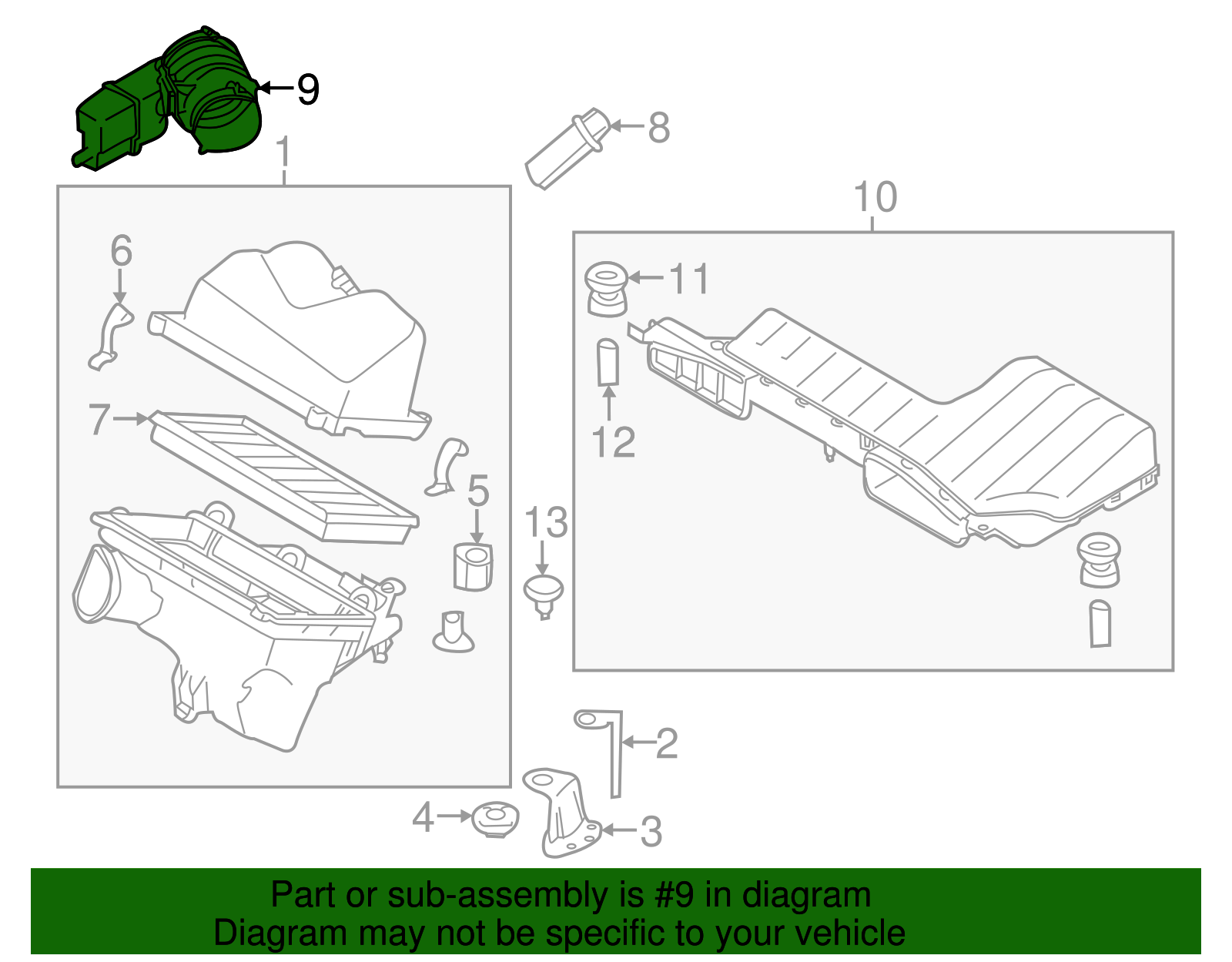 2013-2024 Nissan Air Duct 16576-3JA0A | OEM Parts Online