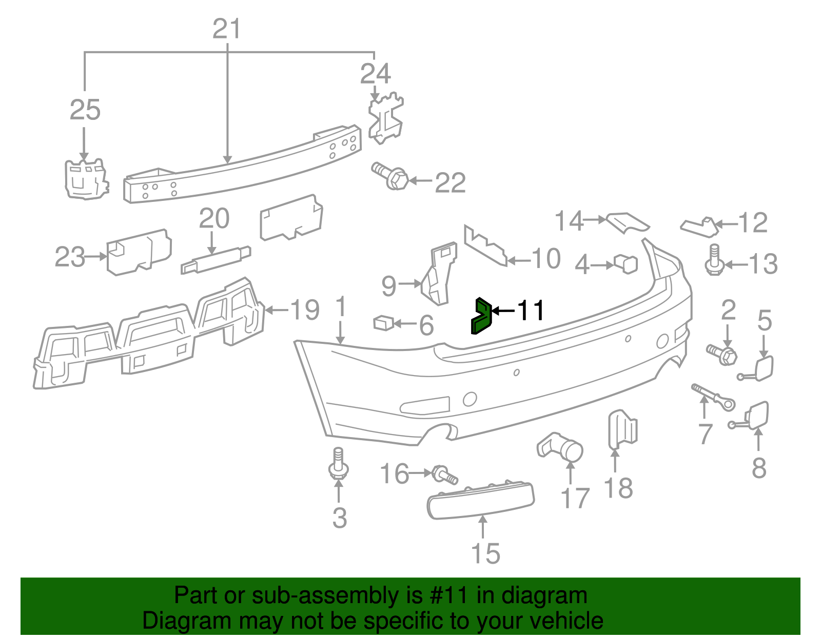 52563-53010 - Upper Retainer 2006-2014 Lexus | Longo Lexus Parts
