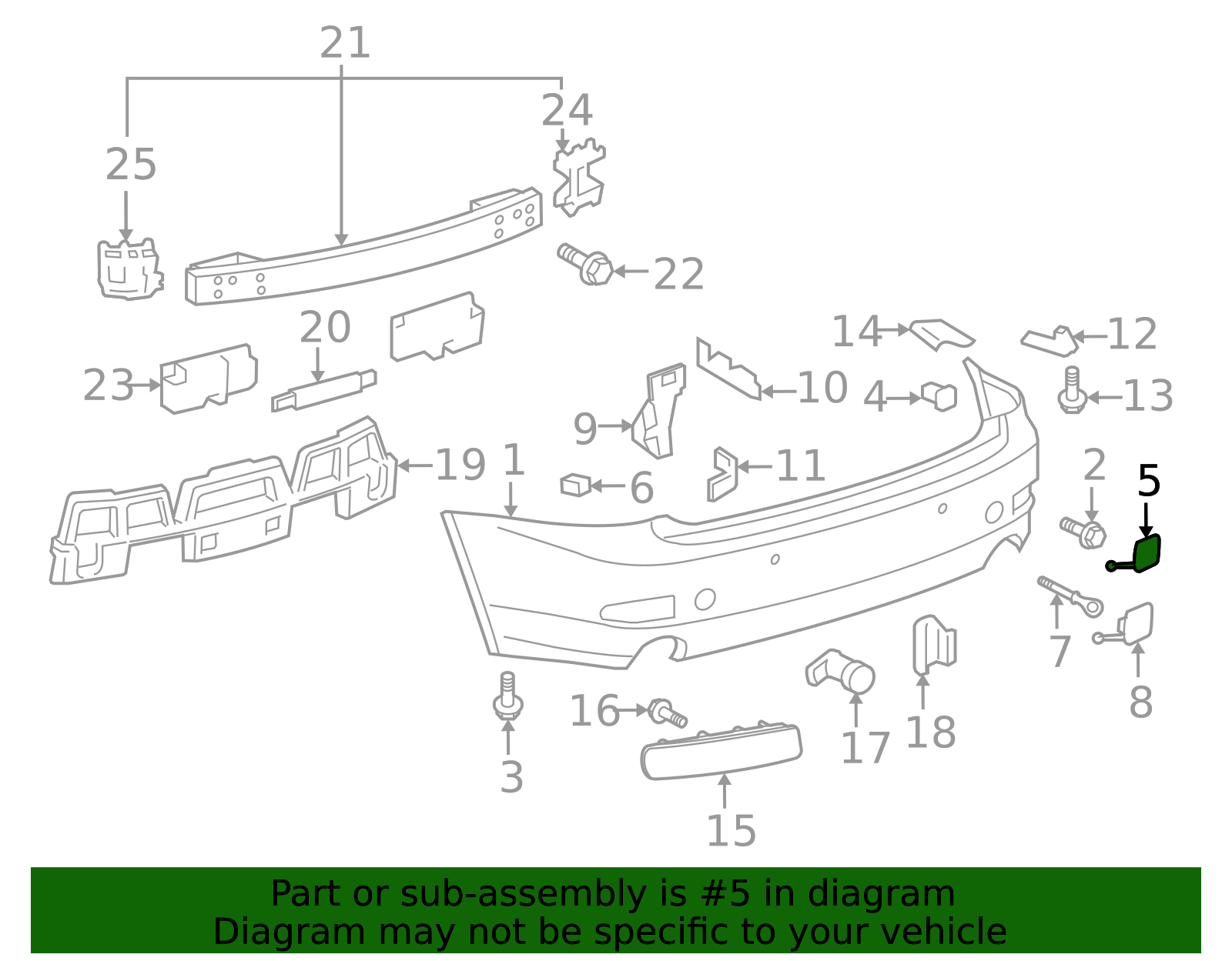 52162-53904 - Bumper Cover Plate - 2006-2020 Lexus | My L Parts
