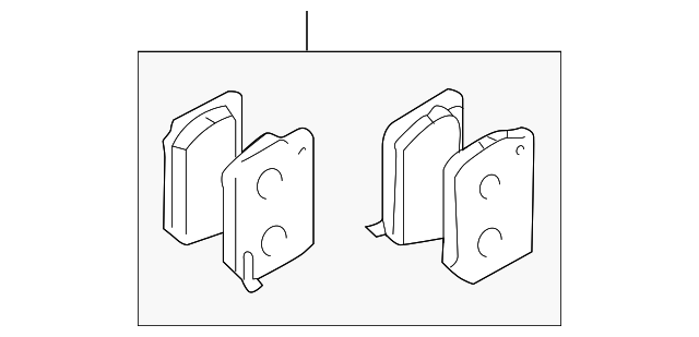 MZ690894 - Advantage Select™ Brake Pads,Rear 2004-2017 Mitsubishi ...